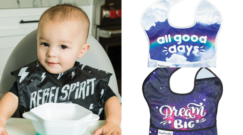 (FINISHED) WIN 1 of 10 Tiny Twinkle Mess-Proof Easy Bib Packs | Kiddipedia